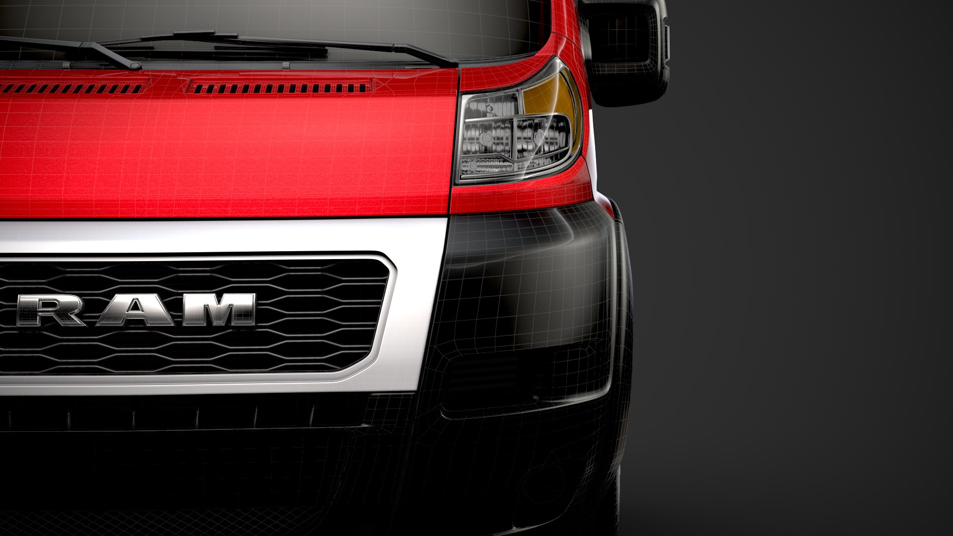 3D ram promaster truck single model - TurboSquid 1463629