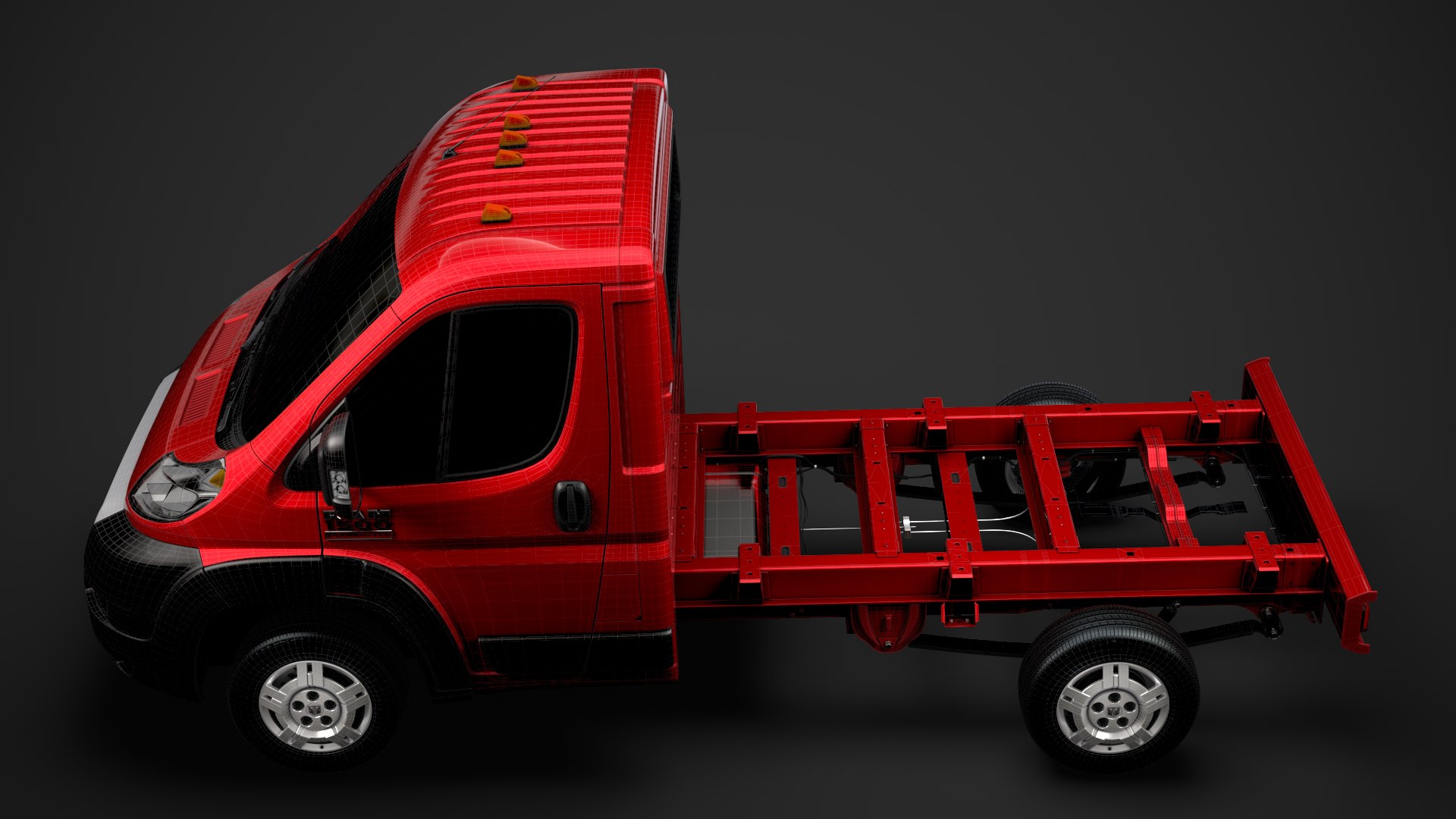 3D ram promaster truck single model - TurboSquid 1463629