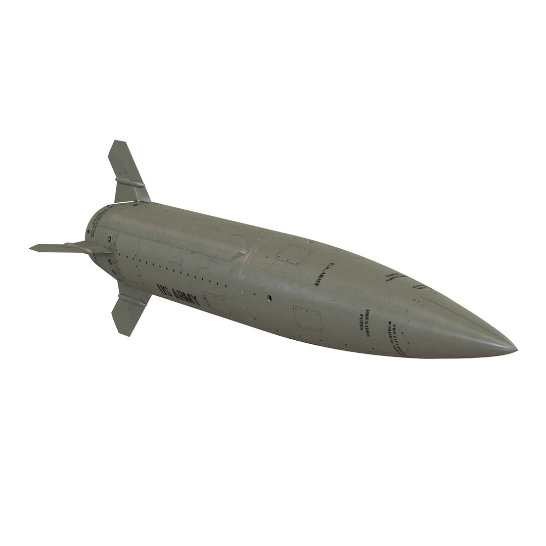 lockheed martin mgm-140 atacms 3d model