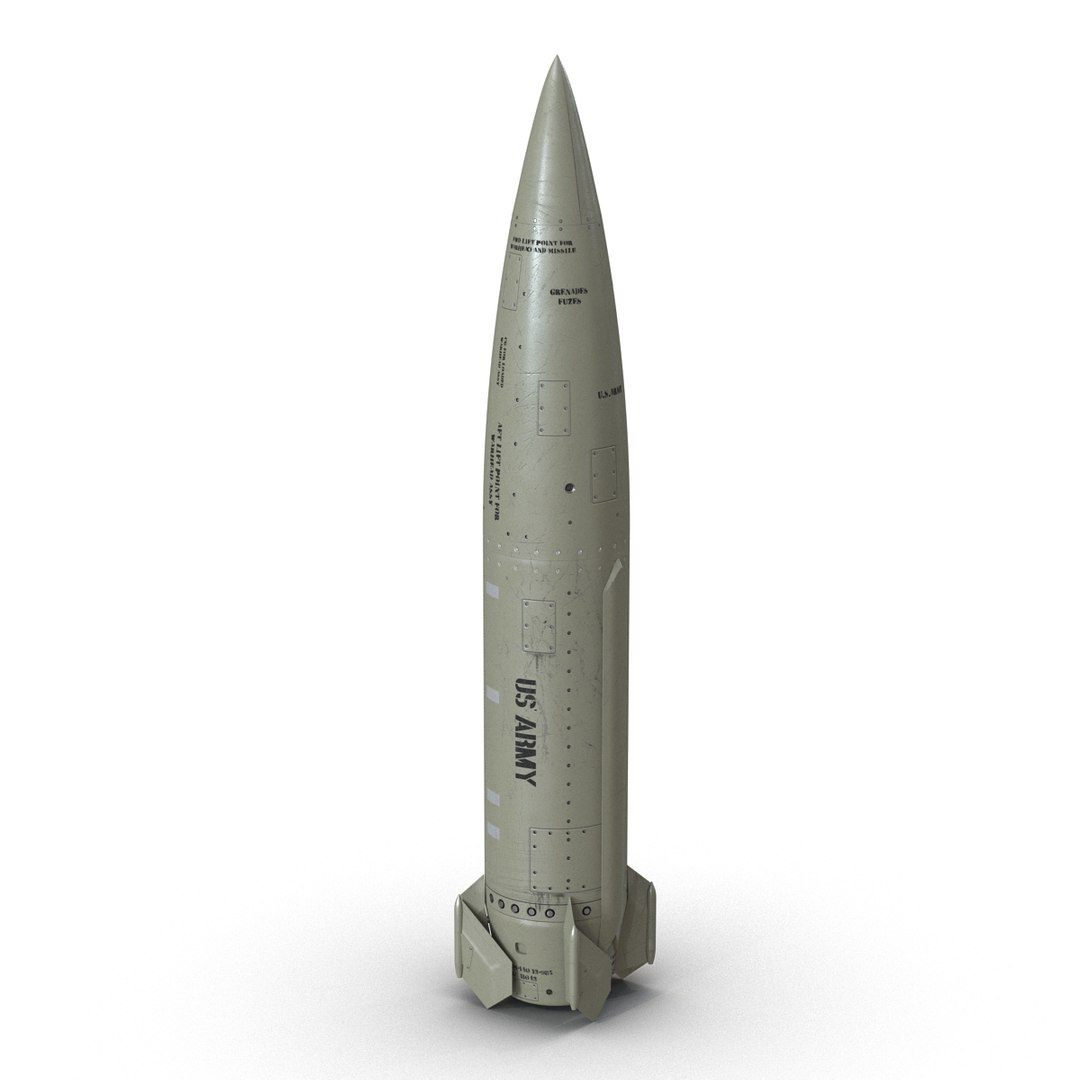 lockheed martin mgm-140 atacms 3d model