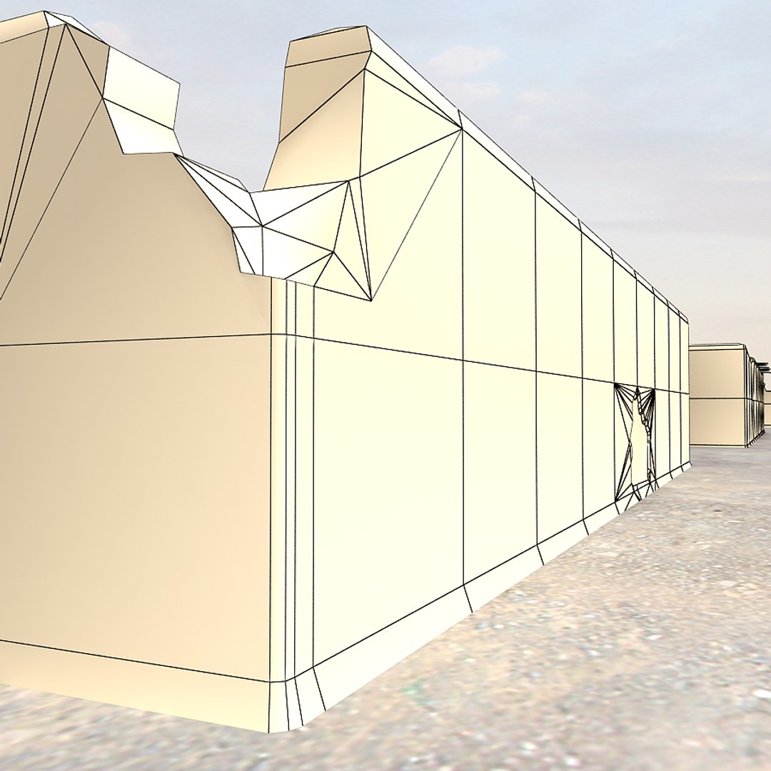 Afghan Mud Walls Collections 3d C4d