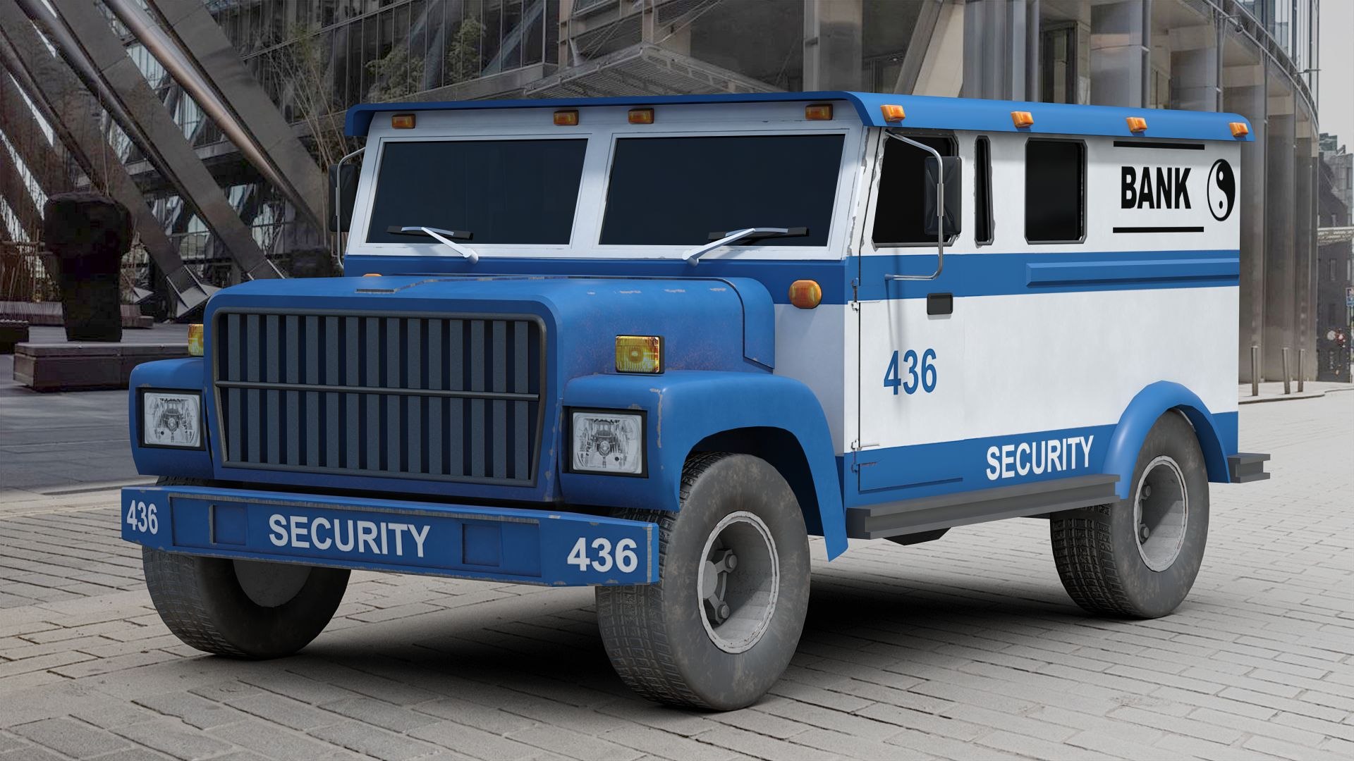 3D Security Truck - TurboSquid 2117412