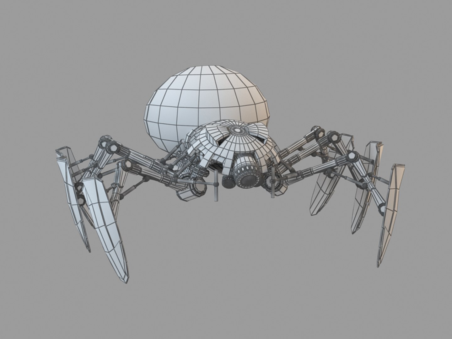 robot spider 3d model