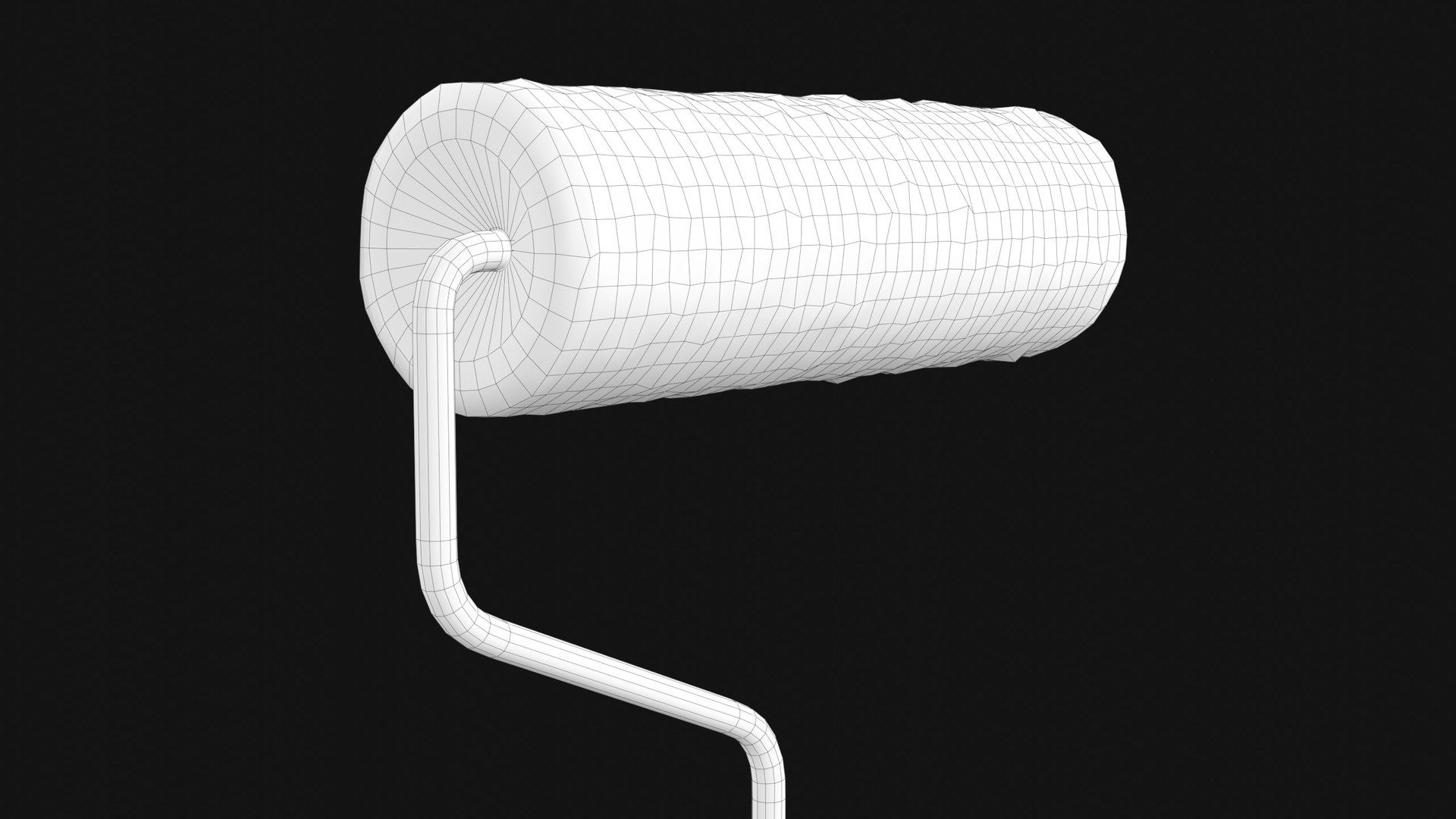 Paint Roller 3D Model - TurboSquid 2214419