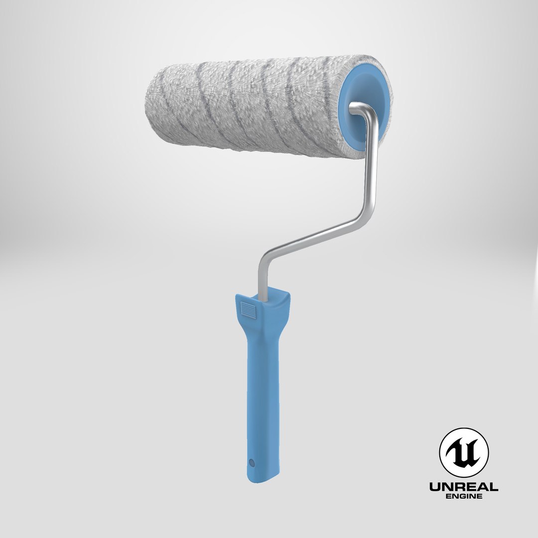 Paint Roller 3D Model - TurboSquid 2214419