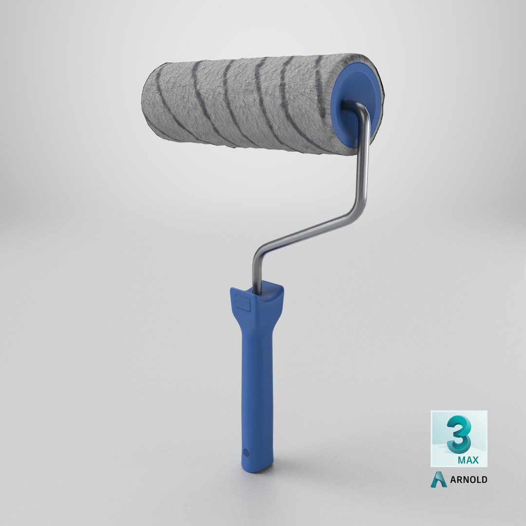 Paint Roller 3D Model - TurboSquid 2214419