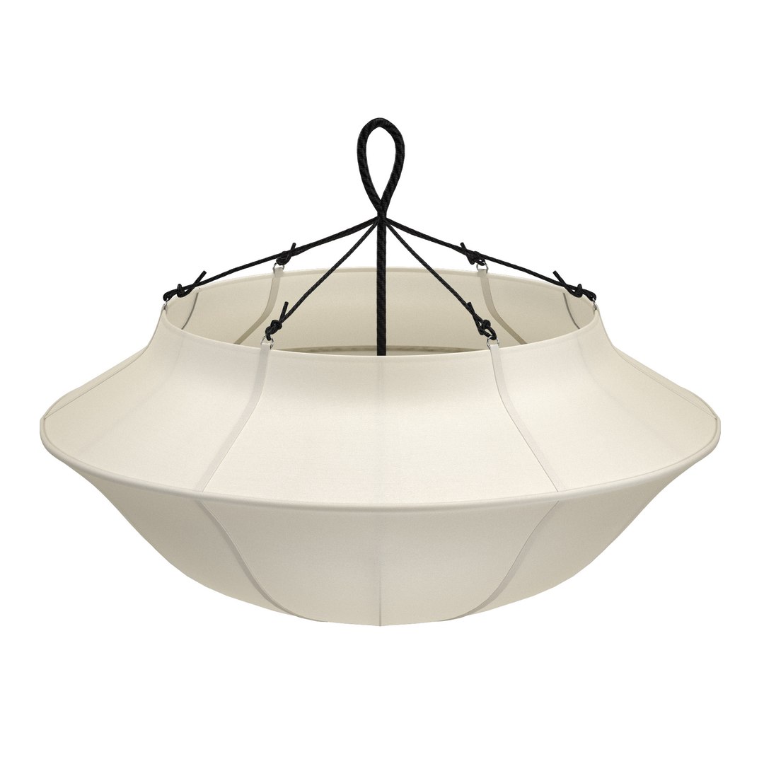 3D Lamp Indochina Offwhite Umbrella Model - TurboSquid 2398542