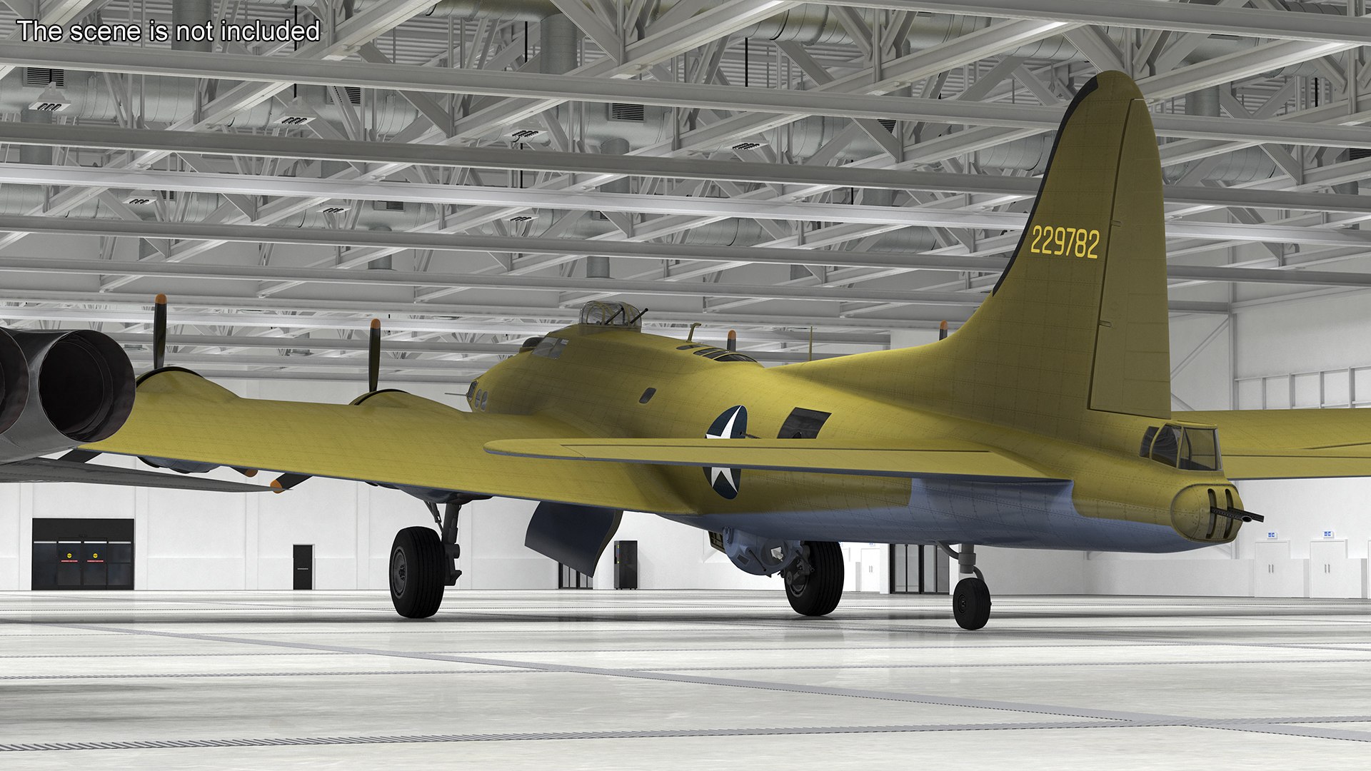 3D Boeing B-17 Bomber Rigged - TurboSquid 2215348