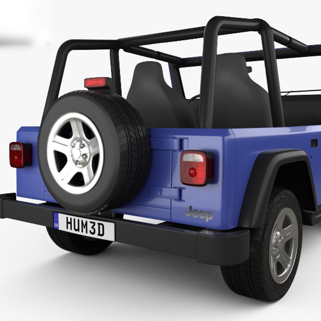 Jeep Wrangler Tj Model - TurboSquid 1367031