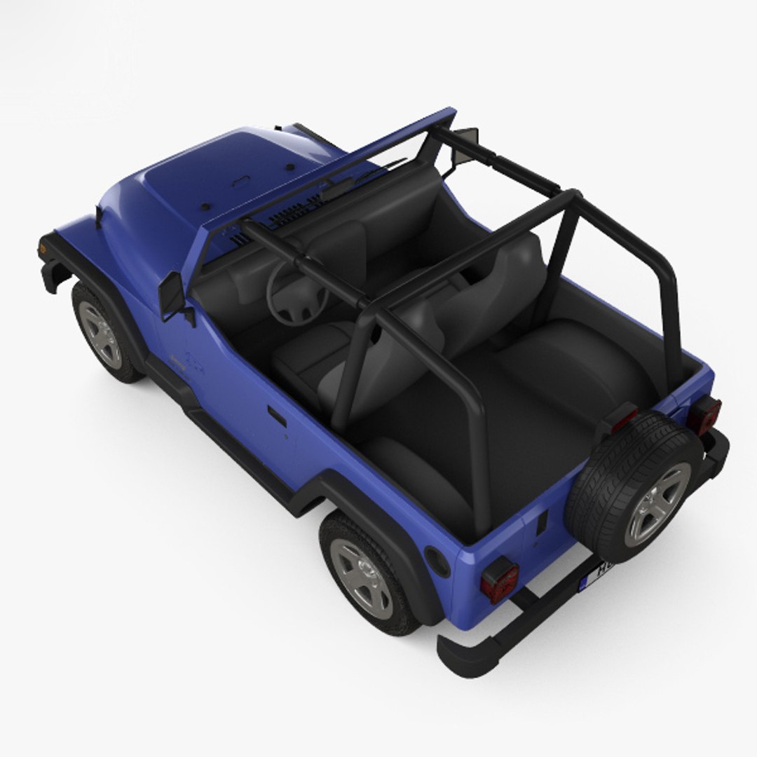 Jeep Wrangler Tj Model - TurboSquid 1367031