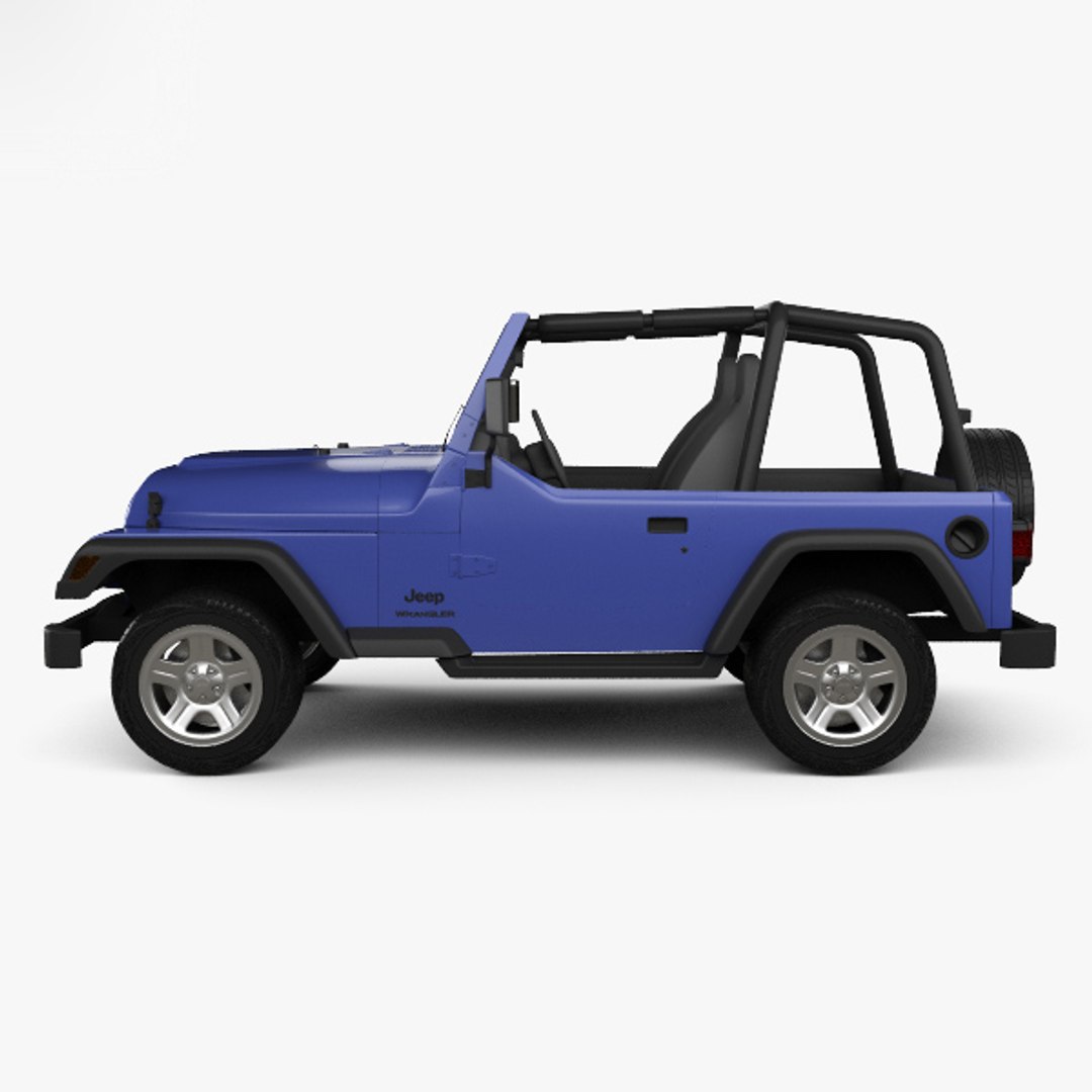 Jeep Wrangler Tj Model - TurboSquid 1367031