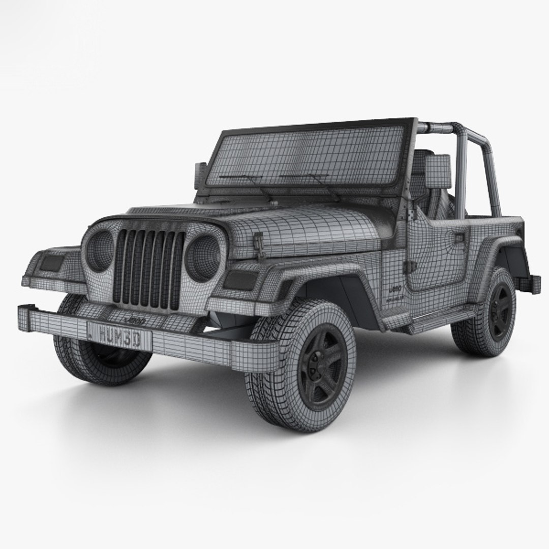 Jeep Wrangler Tj Model - TurboSquid 1367031