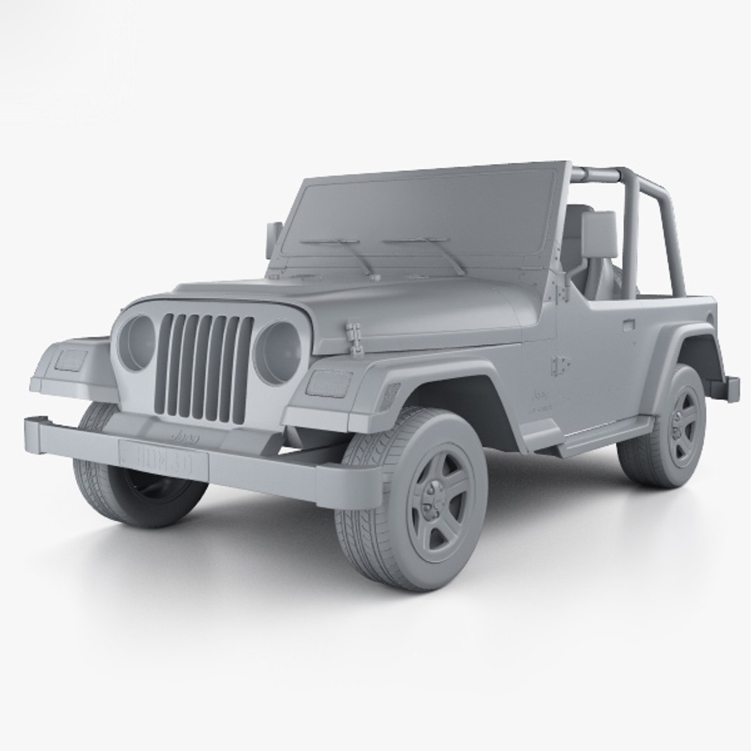 Jeep Wrangler Tj Model - TurboSquid 1367031