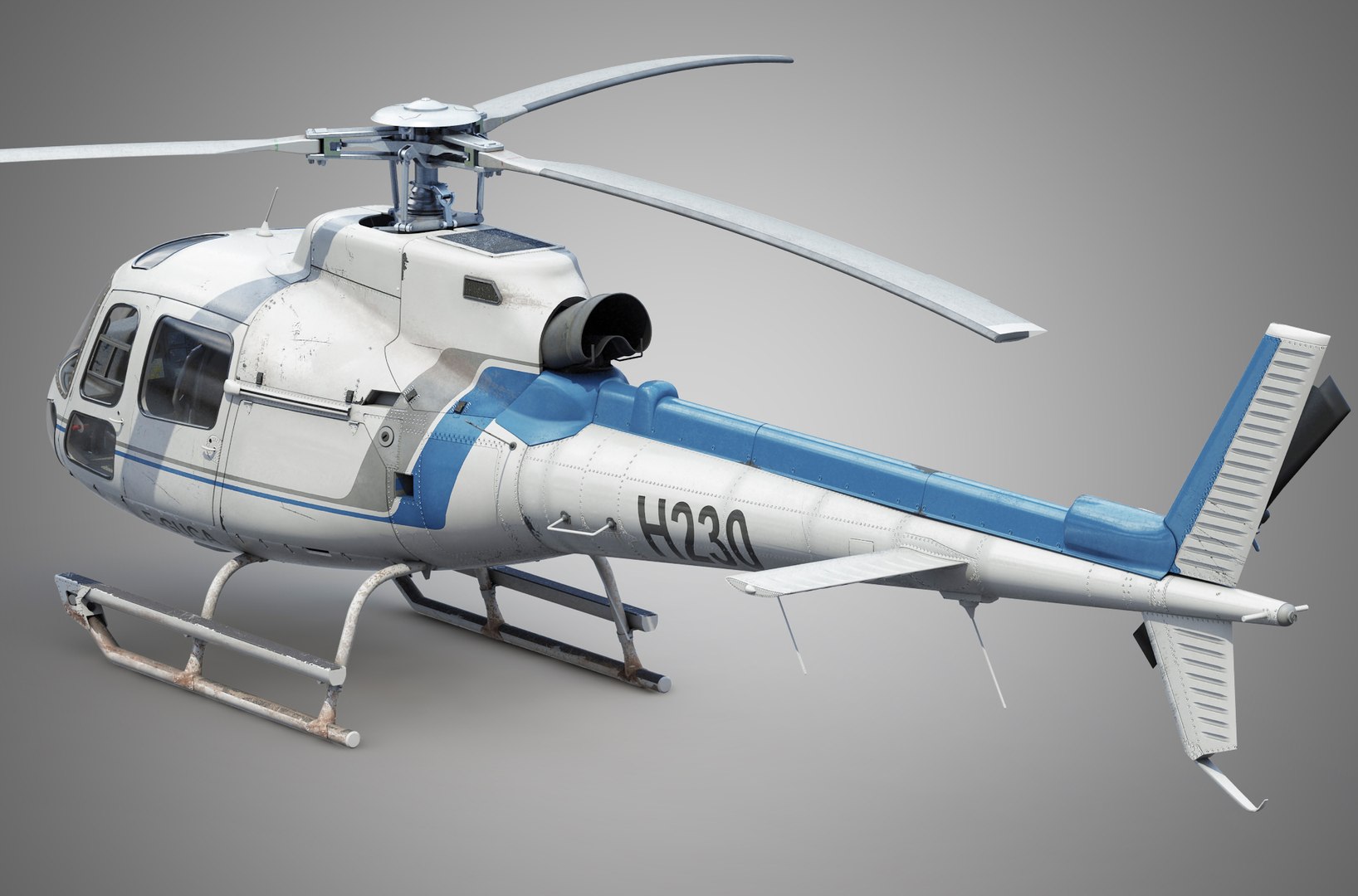Eurocopter H125 3d Model