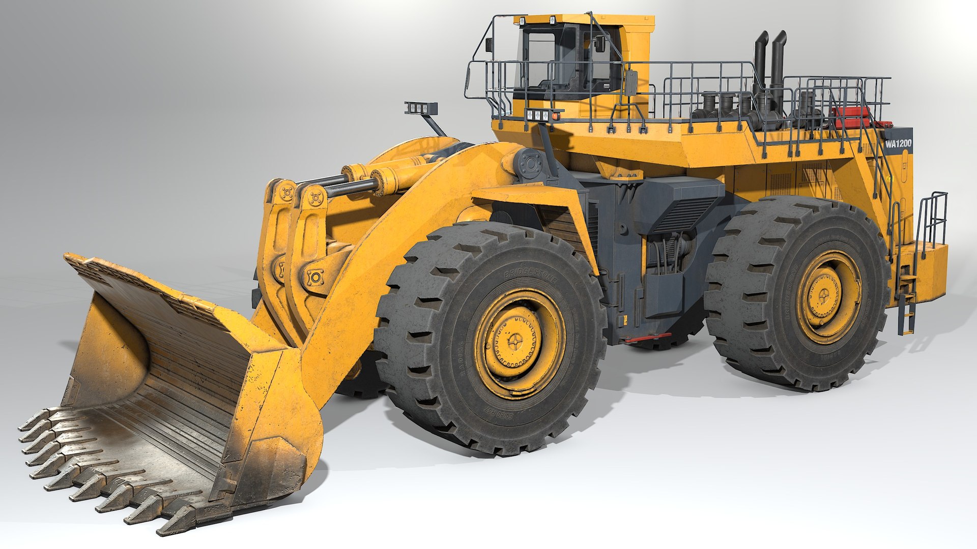 Wheel Loader Rigged model - TurboSquid 1983788
