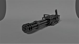 Minigun STL Models for Download | TurboSquid