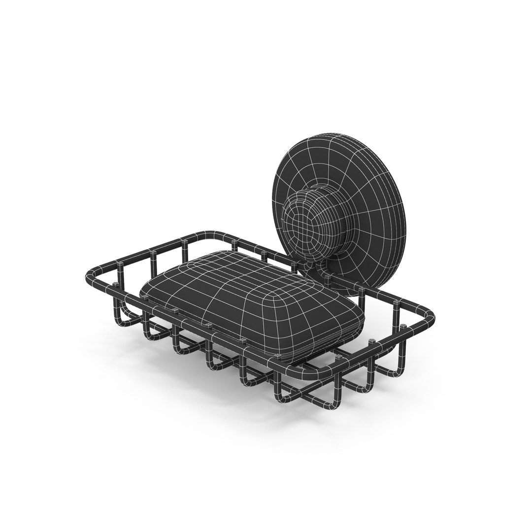 Wall Soap Dish Set 3D model - TurboSquid 2171742