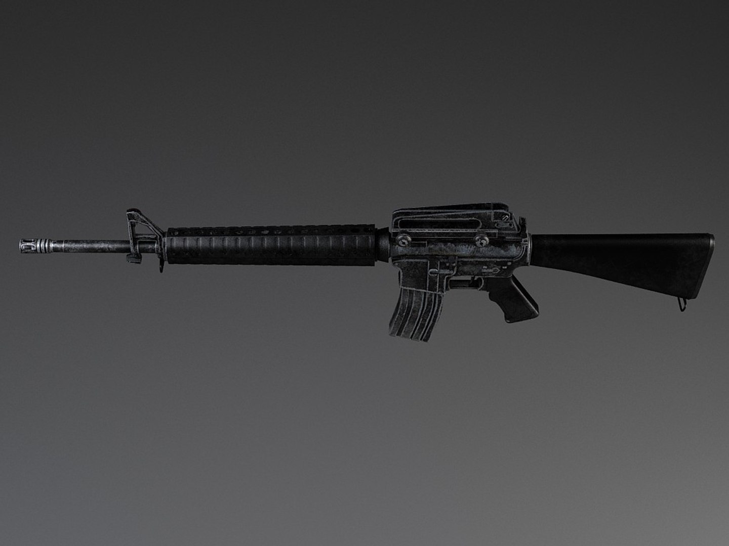 3d rifle m16 a4