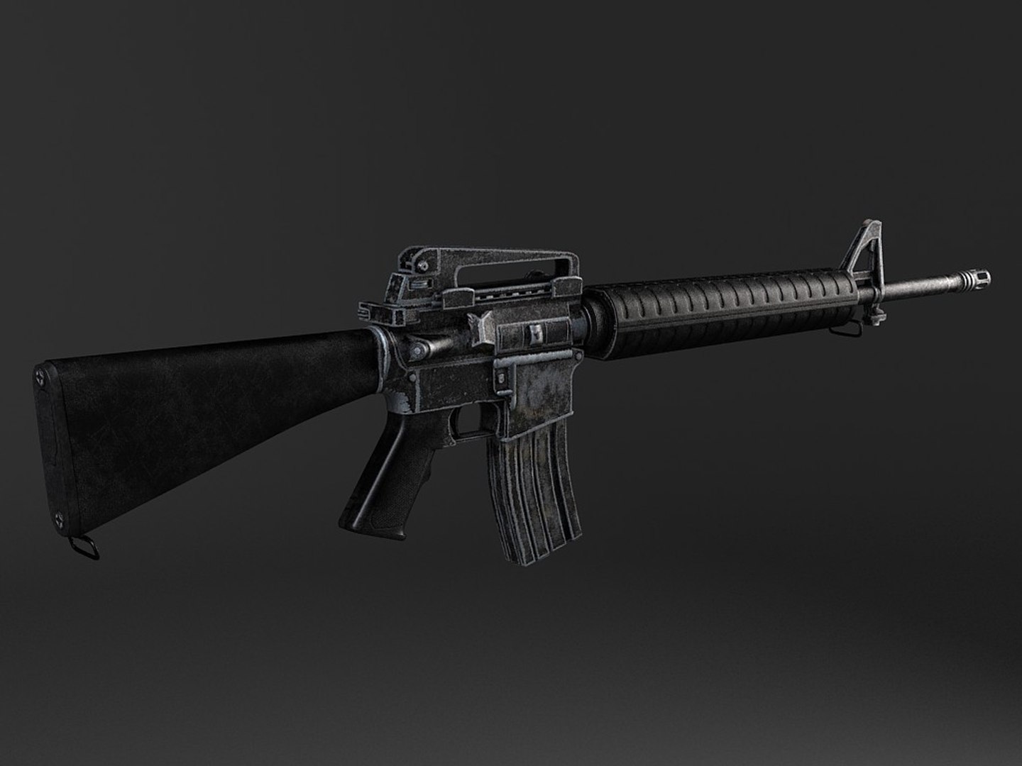 3d rifle m16 a4