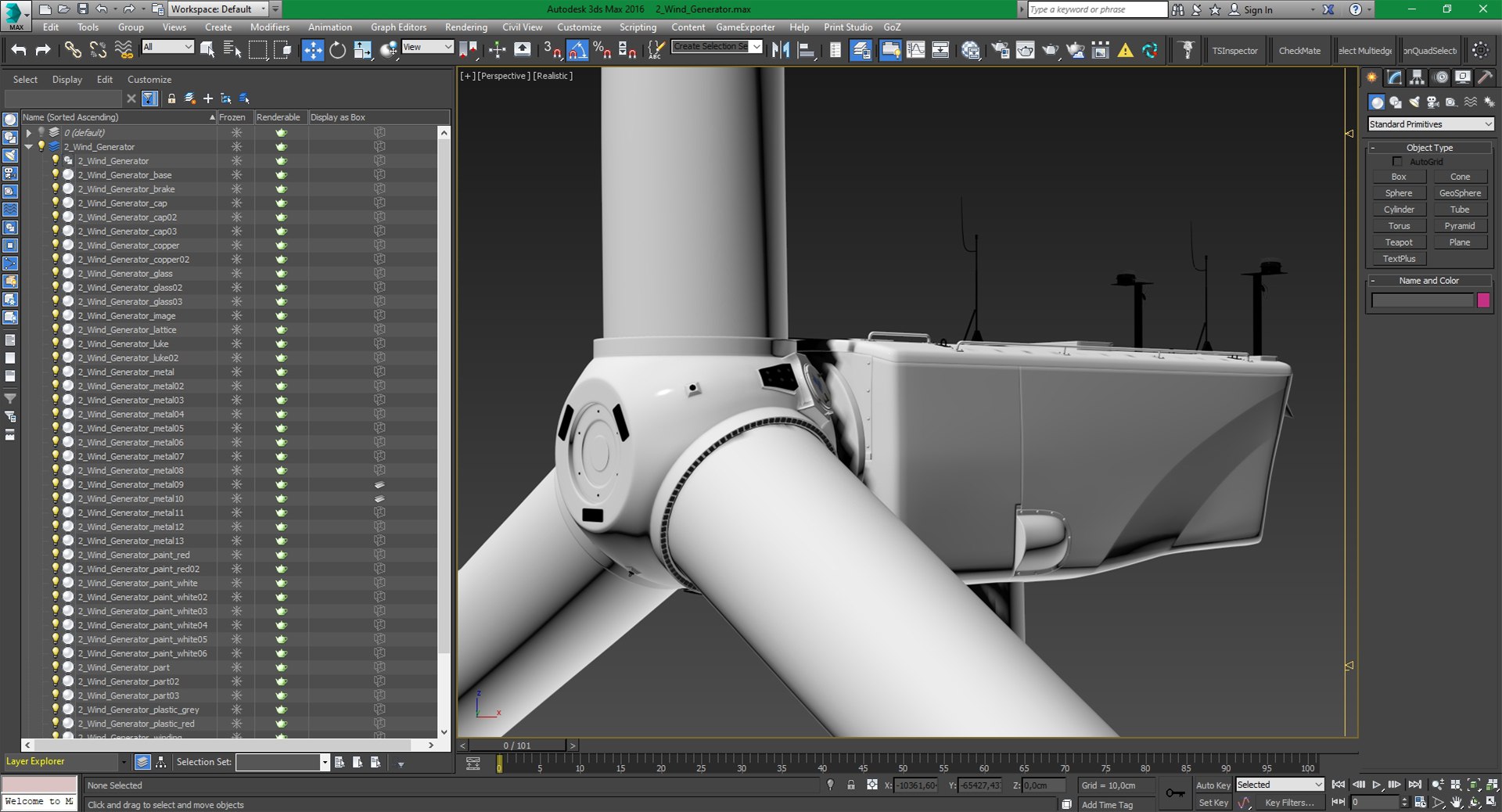 3D Wind Generator 2 model - TurboSquid 1946221