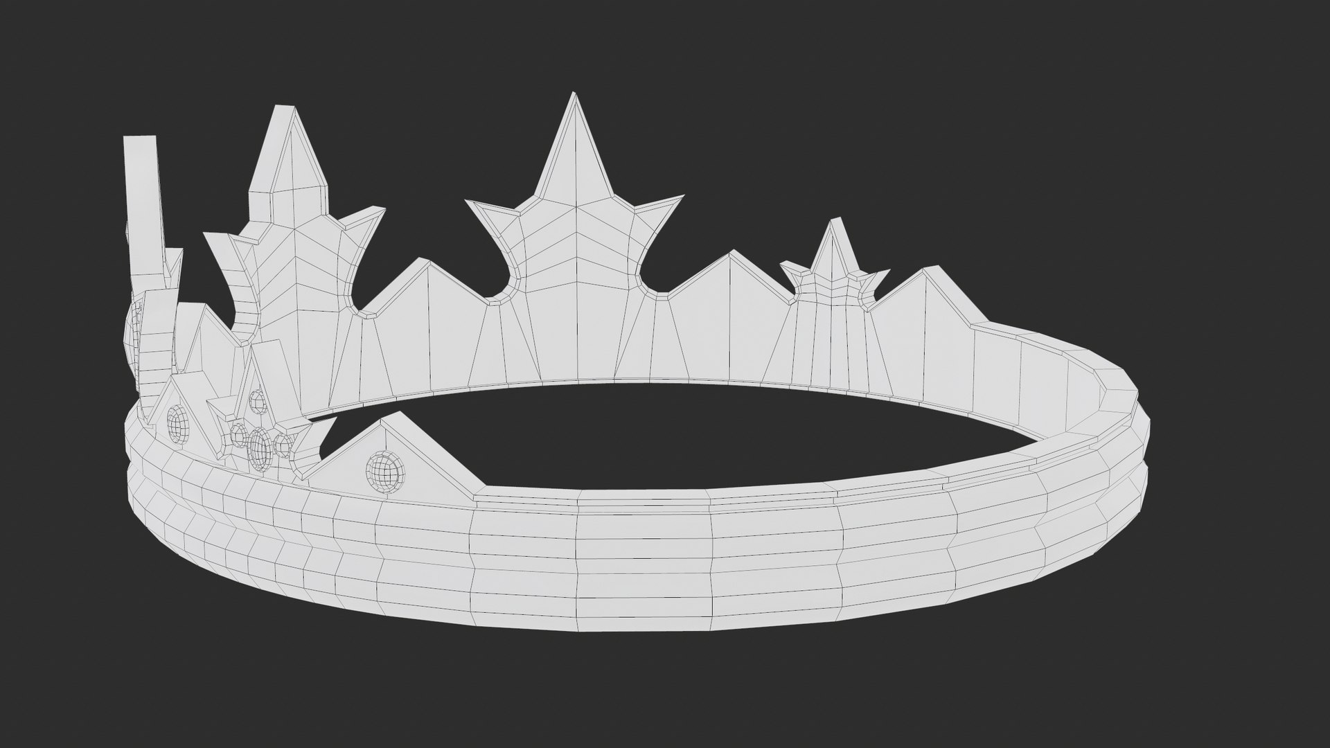Royal Gold Crown PBR 3D model - TurboSquid 2050421