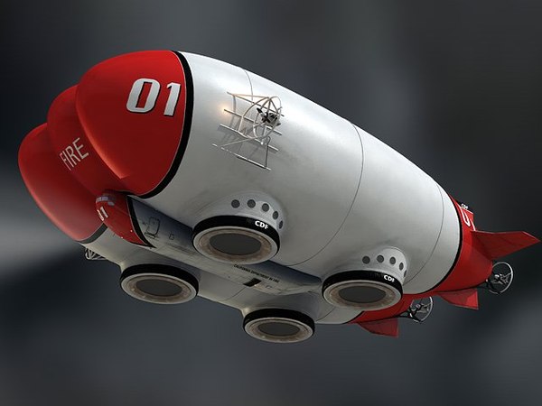 Airship 3D Models for Download | TurboSquid