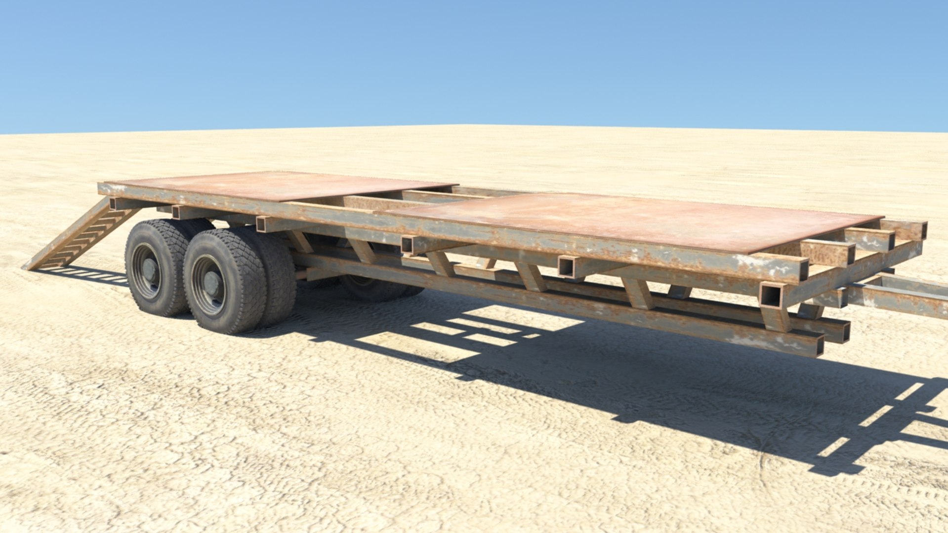 3D trailer model - TurboSquid 1232445