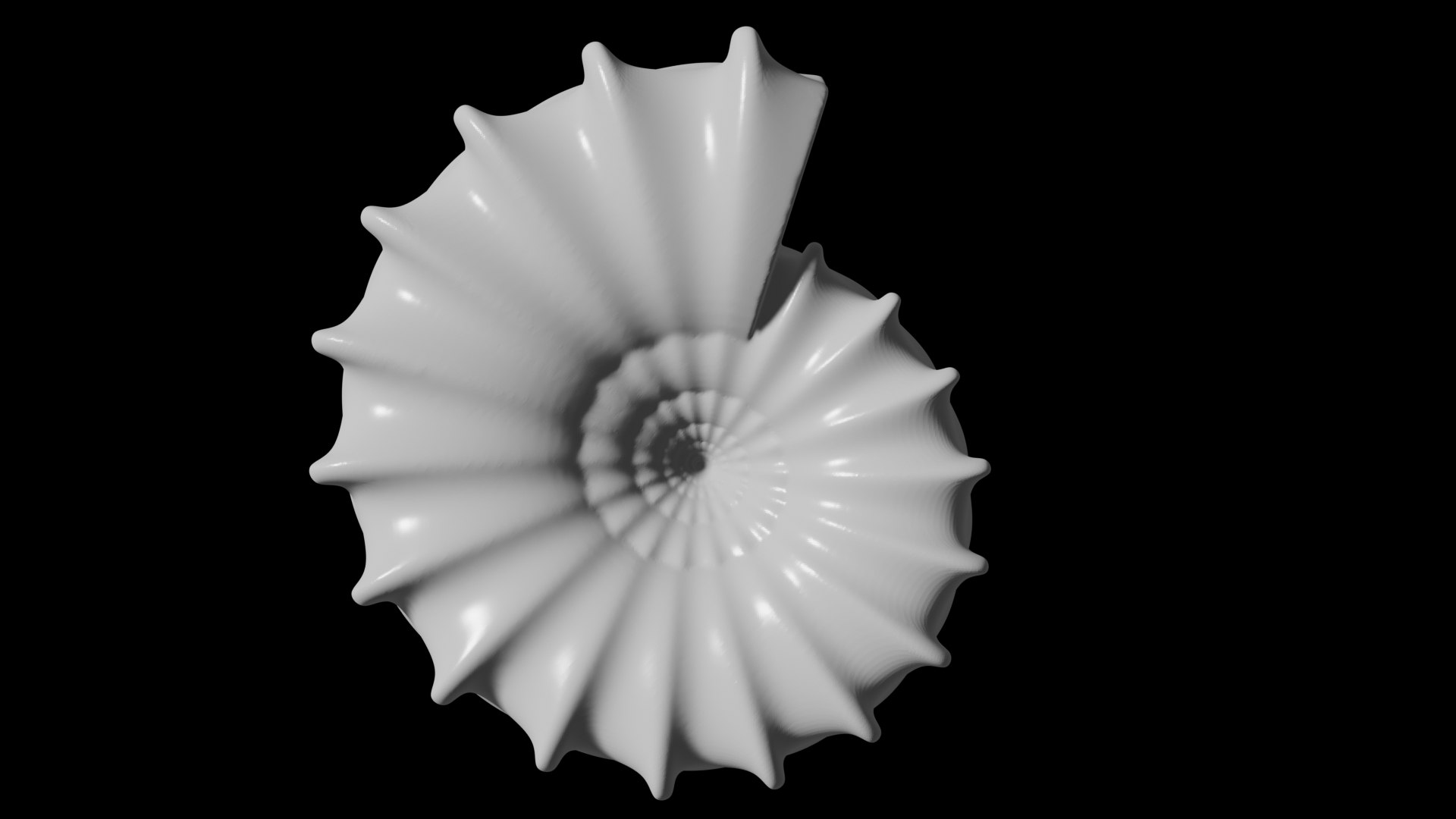 3D Conch Ornamented Tumaricone - TurboSquid 1479311