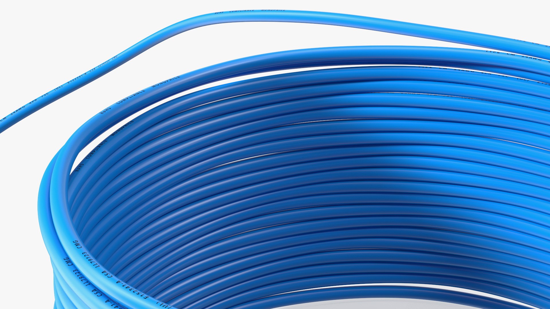 RJ45 24AWG Ethernet Network Cable 3D Model - TurboSquid 1871139