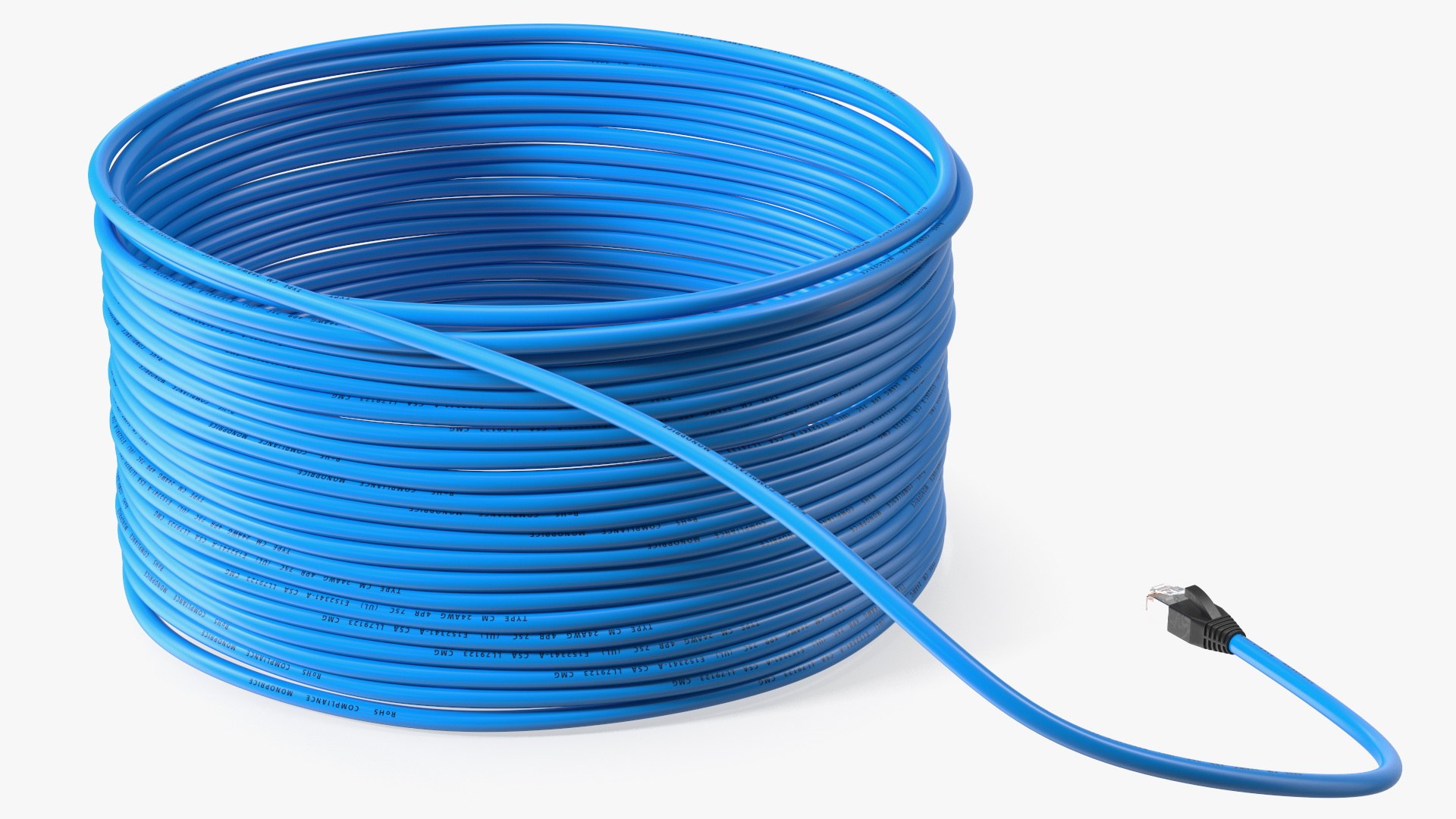 RJ45 24AWG Ethernet Network Cable 3D Model - TurboSquid 1871139