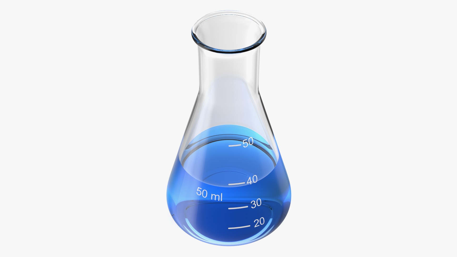 3D Conical Flask 50ml - TurboSquid 2129035