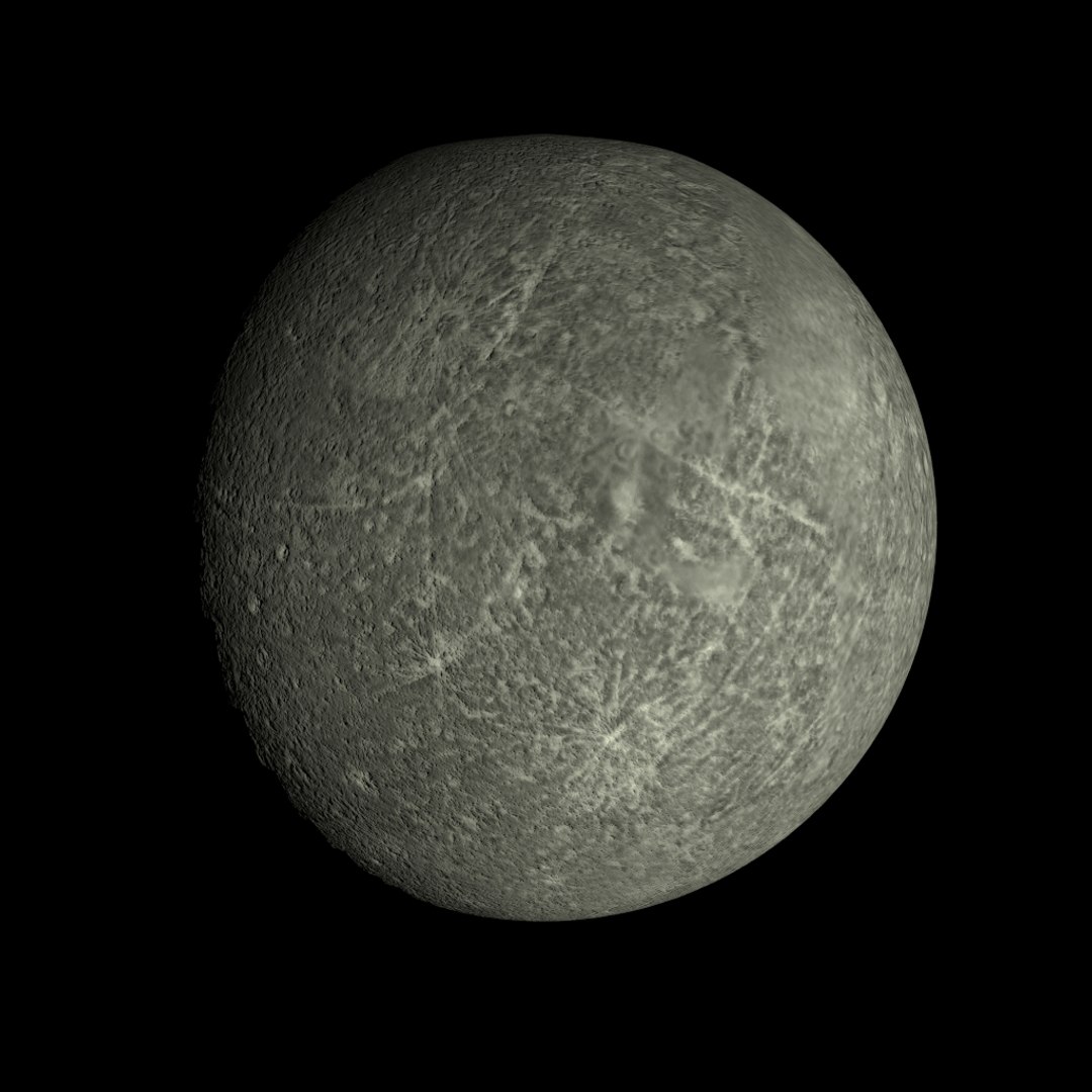 mercury 4k c 3d obj