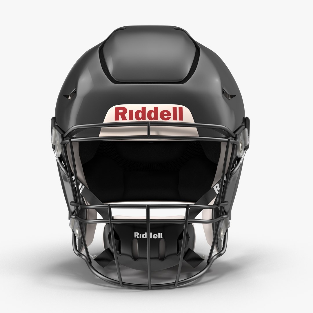 3d Riddel Speedflex Helmet Black Model