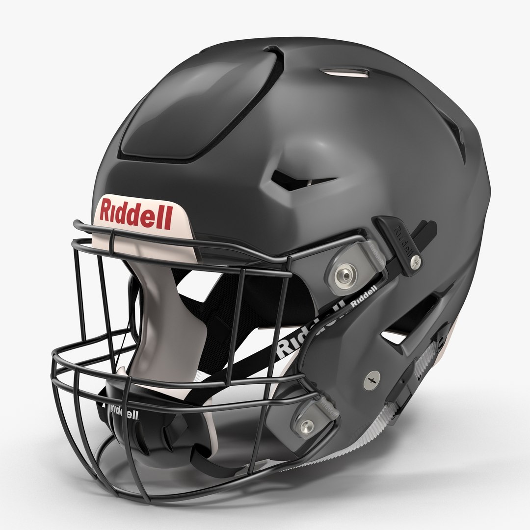 3d Riddel Speedflex Helmet Black Model