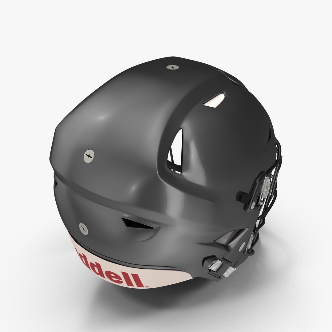 3d Riddel Speedflex Helmet Black Model