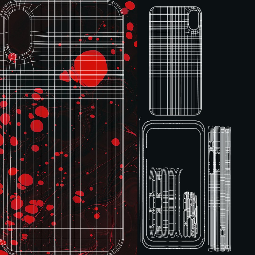 3D Iphone Case X Model - TurboSquid 1378645