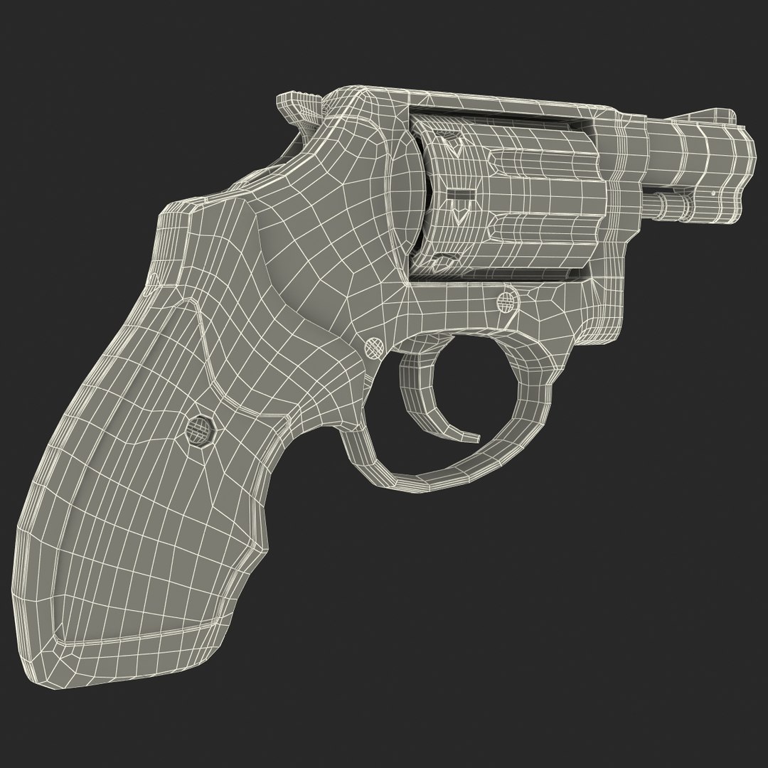 3d Model Revolver 4