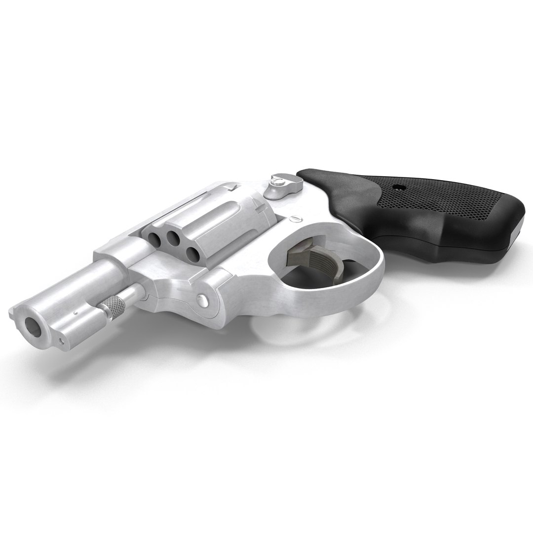 3d model revolver 4