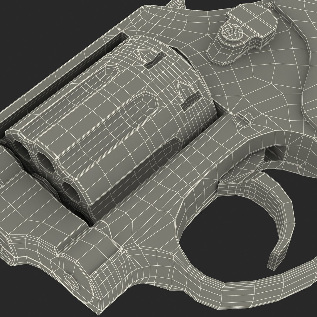 3d Model Revolver 4