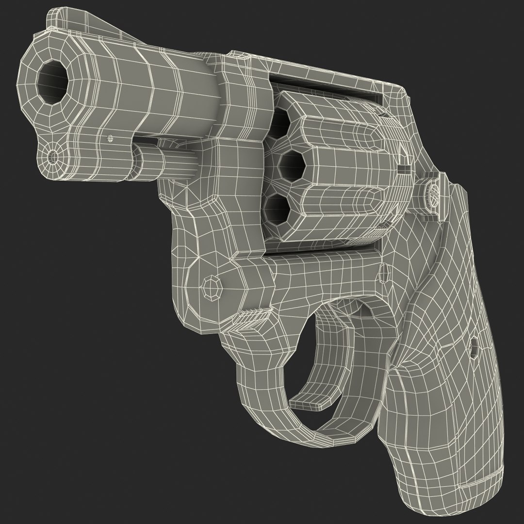 3d Model Revolver 4