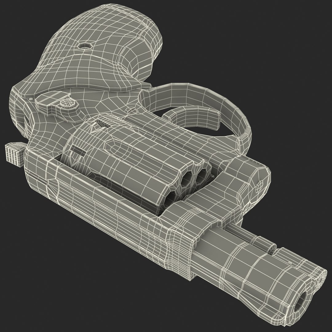 3d Model Revolver 4