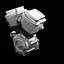 3d Model V-twin Engine