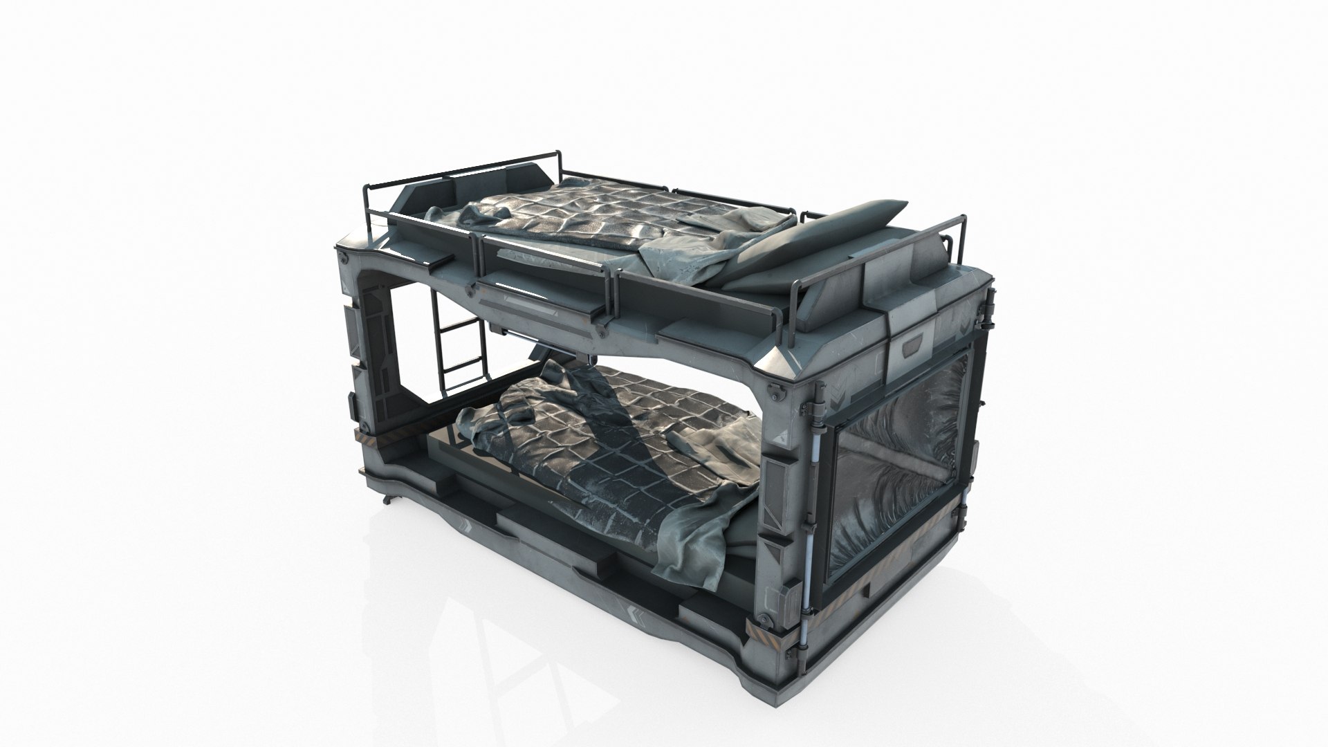 Future Science Fiction Bed 3D Model - TurboSquid 2309534
