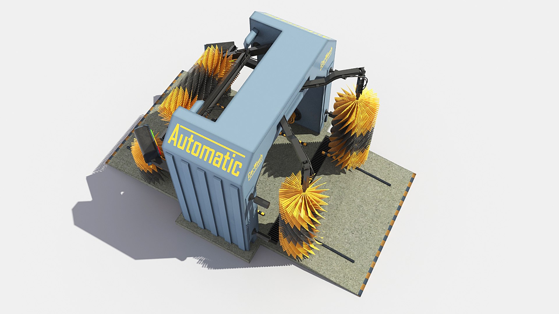 3d Automatic Car Wash Model
