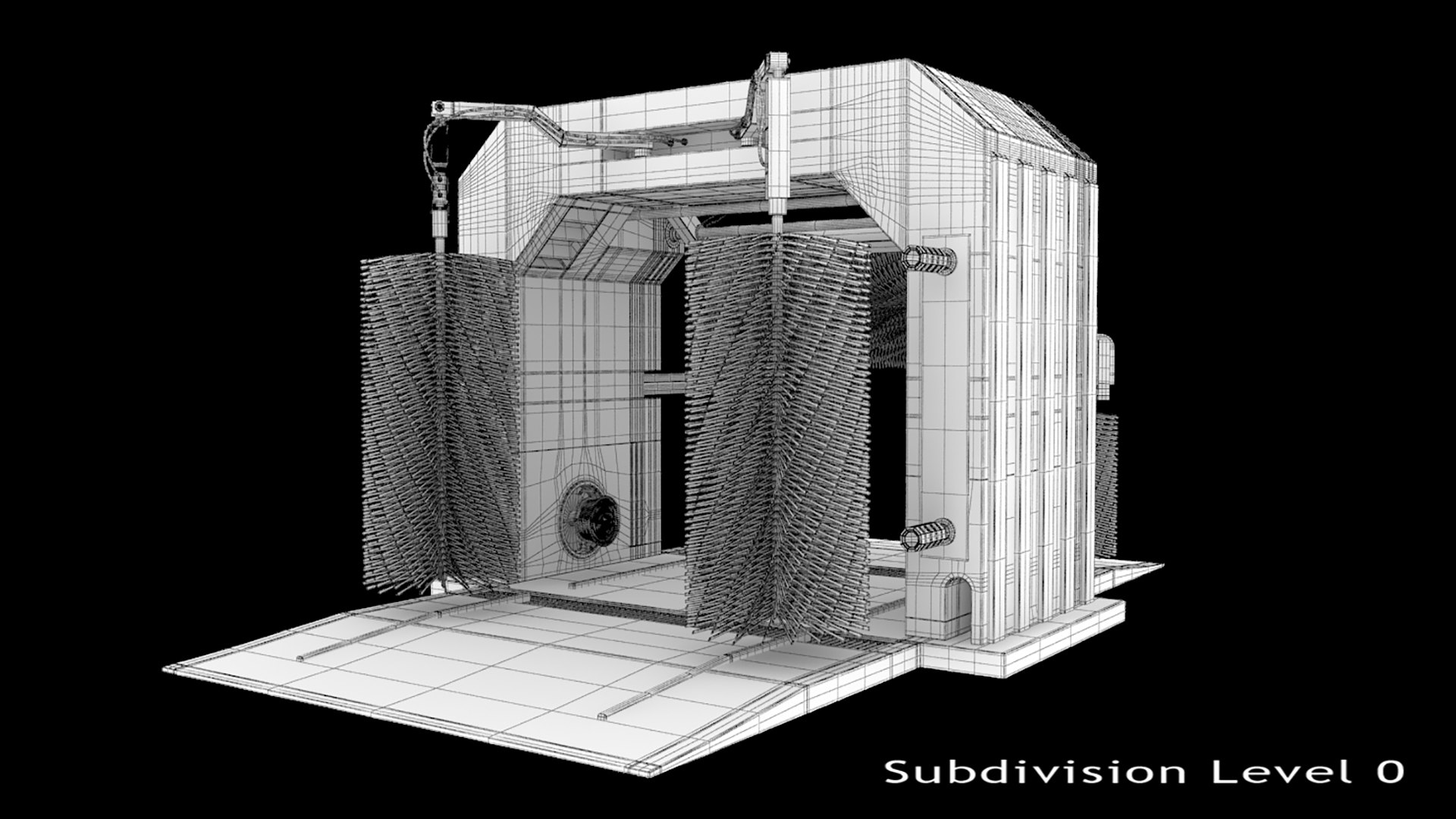 3d Automatic Car Wash Model