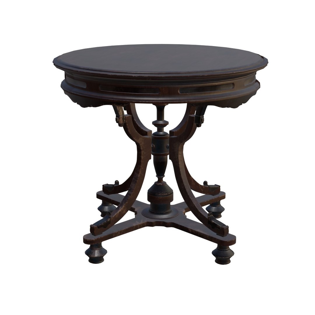 Low Poly Antique Table 3D Model 3D - TurboSquid 2298084