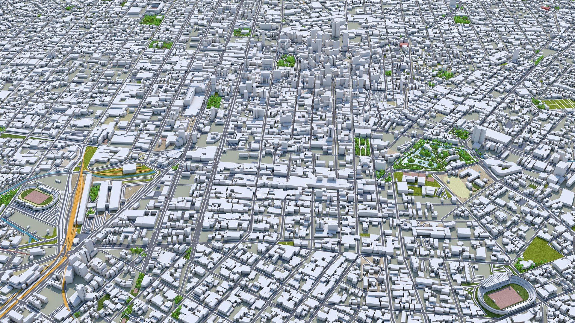Curitiba Downtown Brazil 3D Model - TurboSquid 1988751