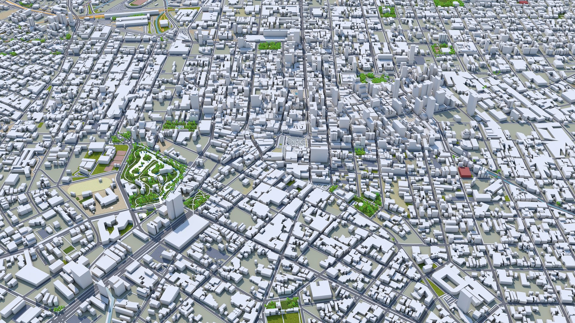 Curitiba Downtown Brazil 3D Model - TurboSquid 1988751