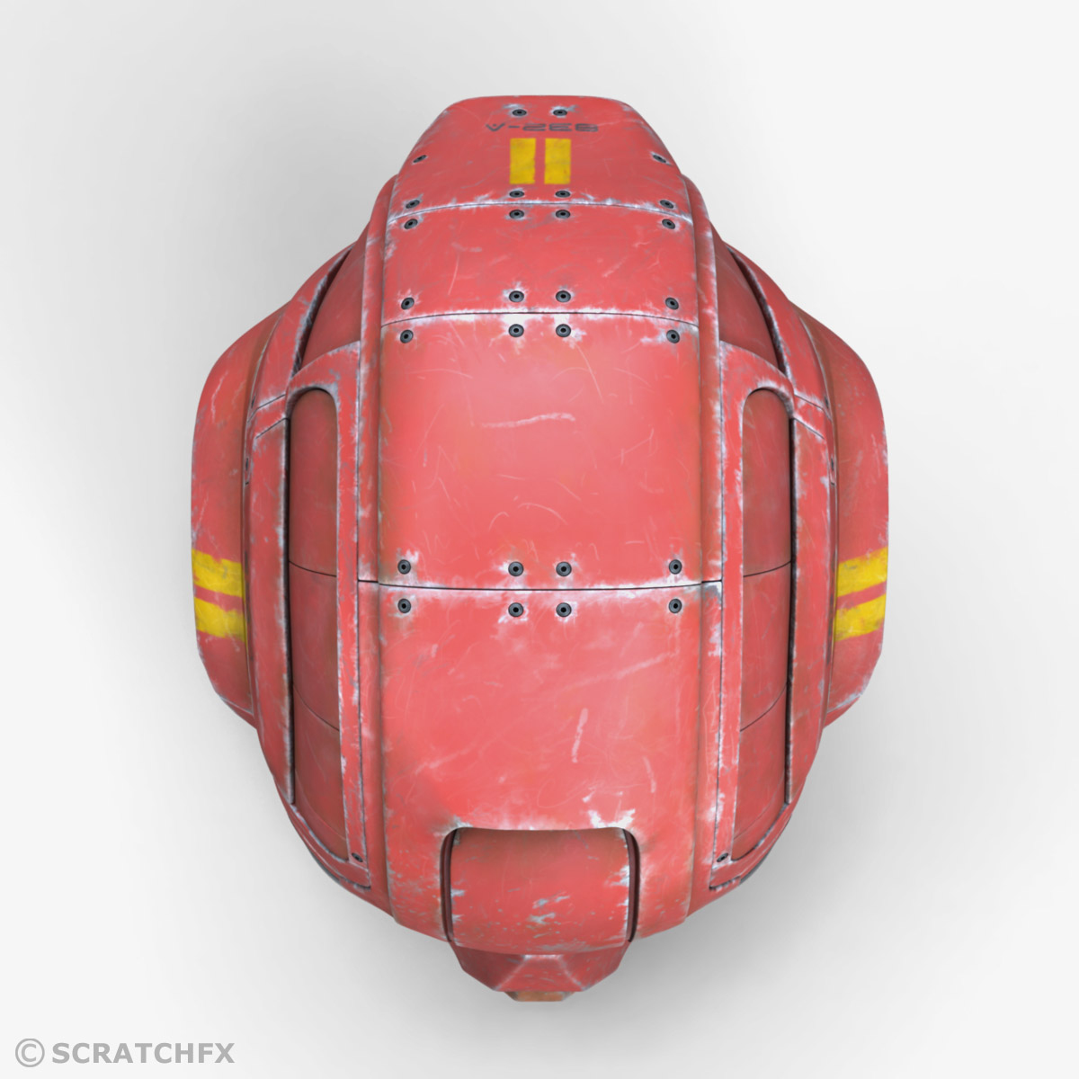 cyborg helmet 3d model