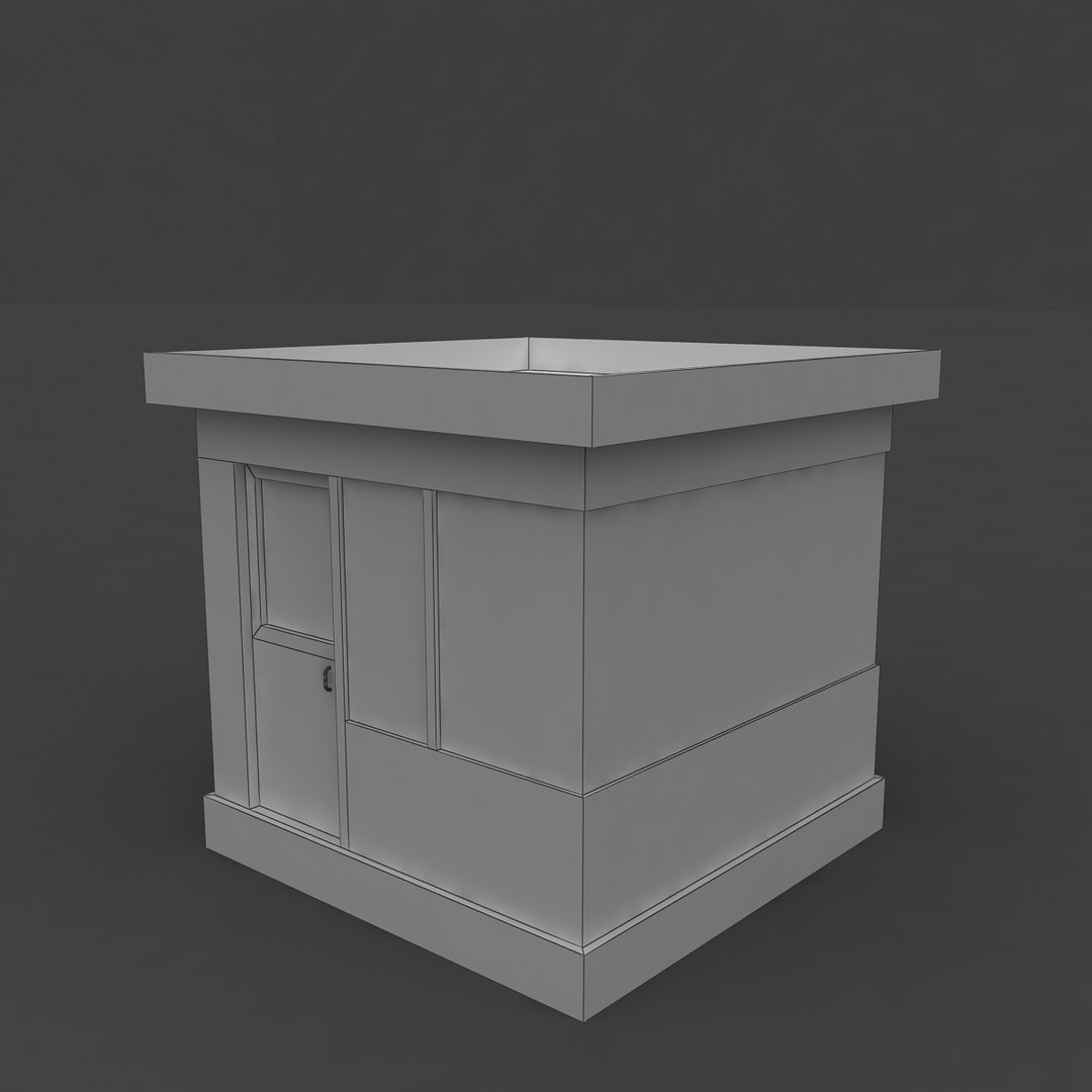 Free 3D Model Guard House - TurboSquid 1329888